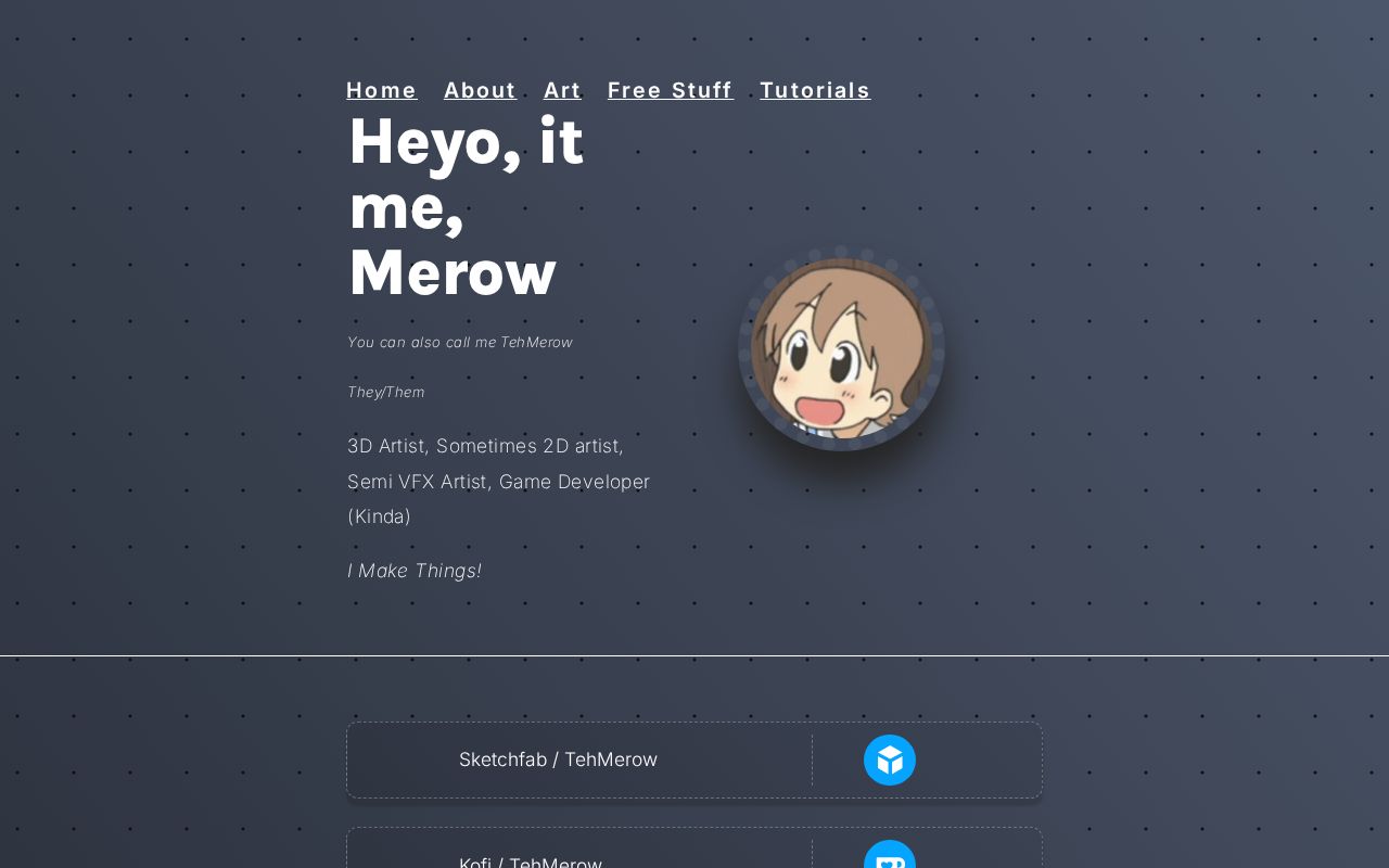 Merow | 3D Artist, Online Maker